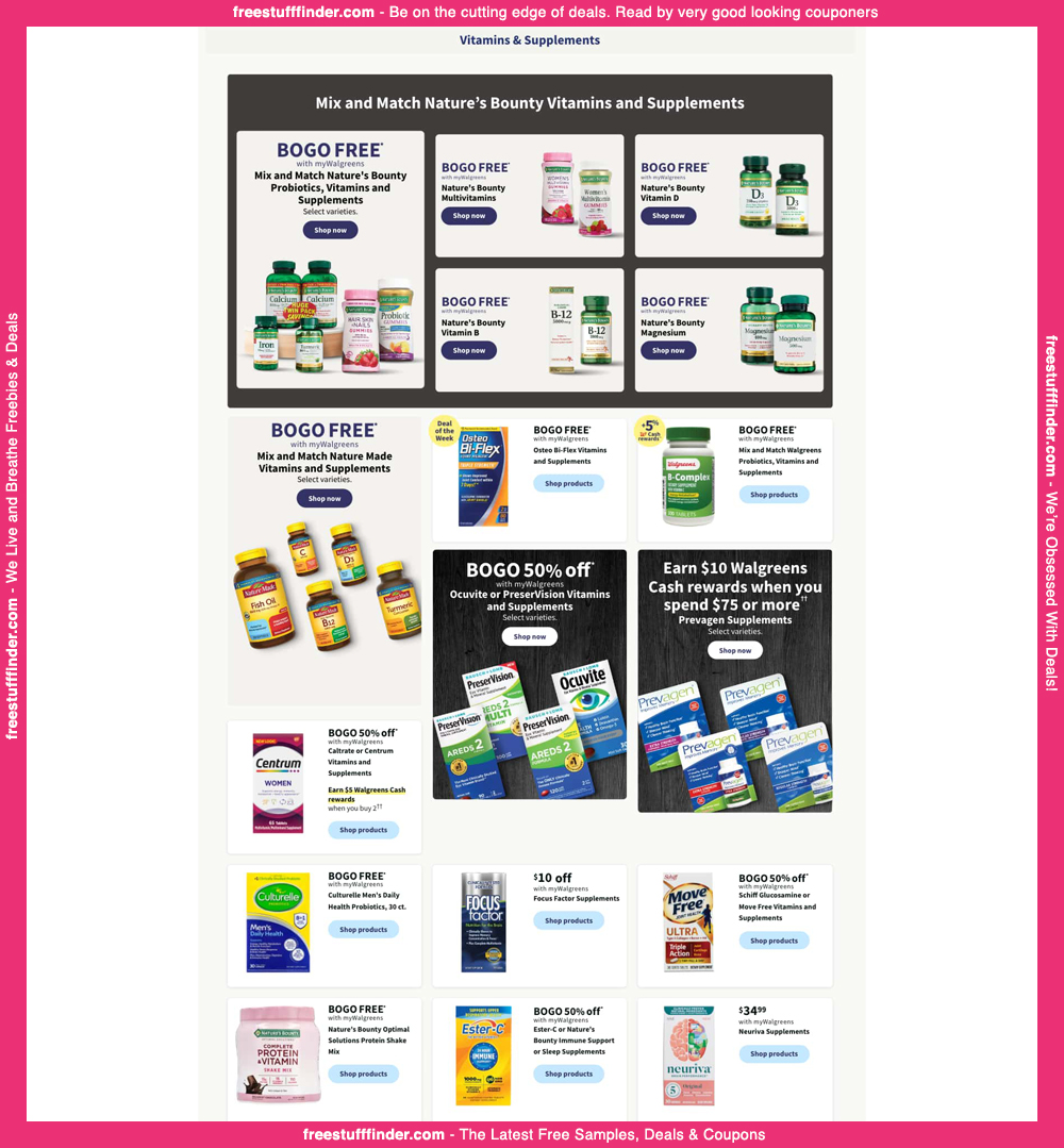 Walgreens Ad Preview (3/17 – 3/23)