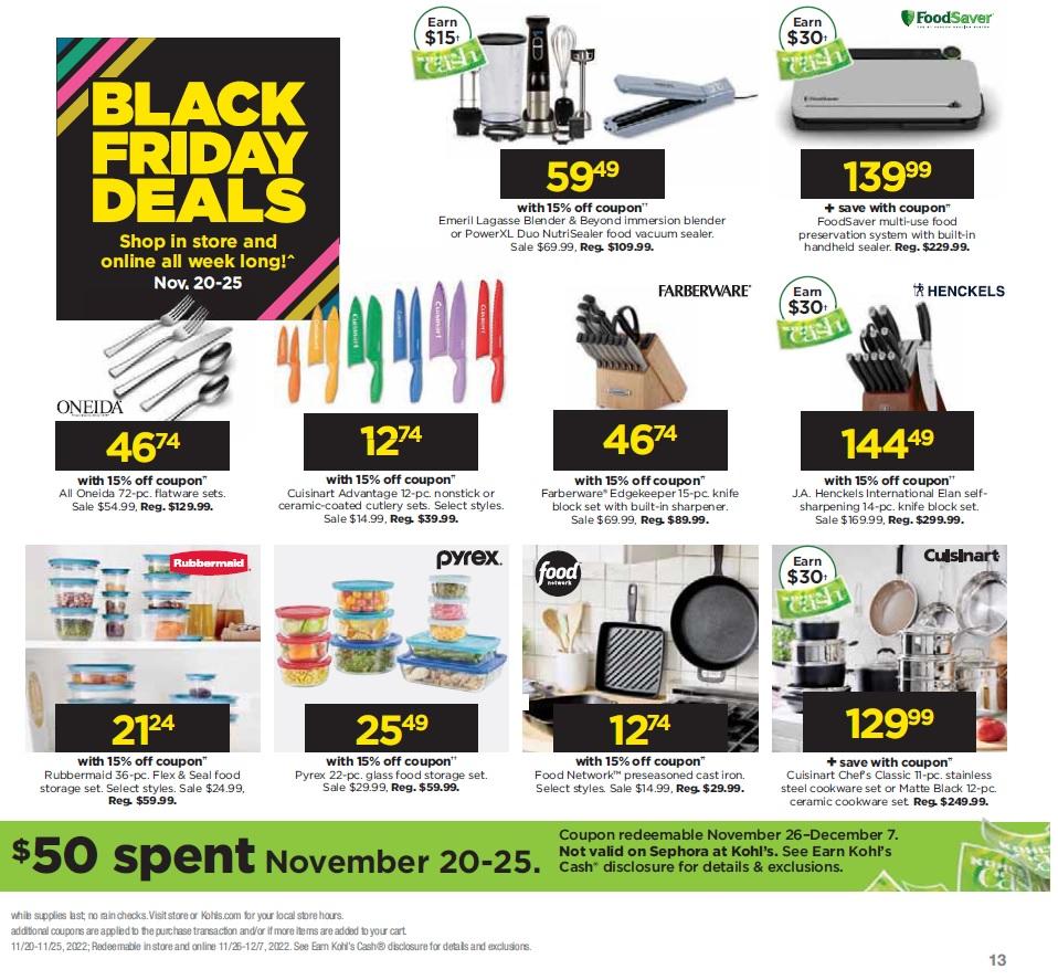 Kohl’s Black Friday Ad 2022