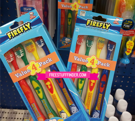 $0.49 (Reg $2) Firefly Peanuts Kids Toothbrushes at Target