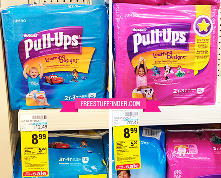 $4.99 (Reg $9) Huggies Pull Ups Diapers at CVS