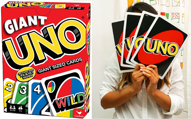 GIANT Uno Card Game JUST $13.26 (Reg $20) + FREE Shipping on Amazon ...