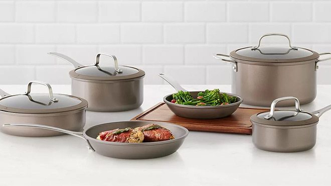 Food Network 10-Piece Cookware Set $95.99 + $10 Kohl’s Cash | Free ...