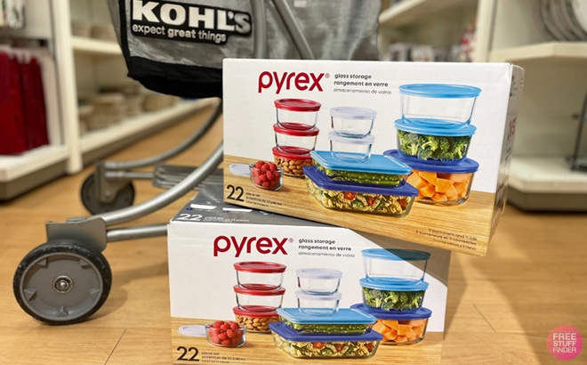 Pyrex 22-Piece Food Storage Set $38 + FREE Pickup! | Free Stuff Finder
