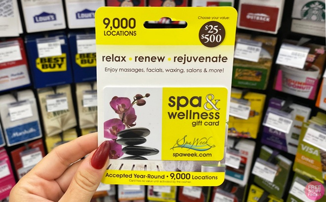 Spa & Wellness Gift Card $40 (Reg $50) | Free Stuff Finder