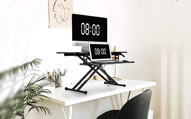 Adjustable Standing Desks & Risers $59.99 Shipped | Free Stuff Finder