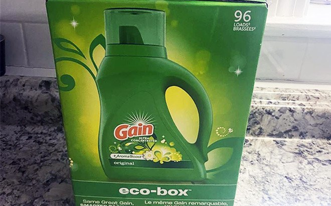Gain Detergent Eco-Box 96-Loads for $10.77! | Free Stuff Finder
