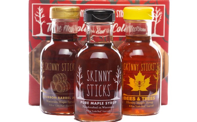 Skinny Sticks Maple Syrup Variety 4-Pack $35 | Free Stuff Finder