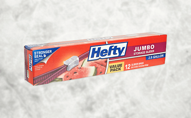 Hefty Jumbo Storage Bags 12-Count $2.80 | Free Stuff Finder