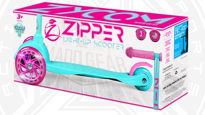 Madd Gear Zipper 3-Wheel Scooter $15 | Free Stuff Finder