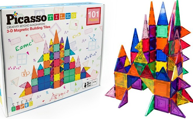 Picasso Tiles 101-Piece Building Playset $30 | Free Stuff Finder