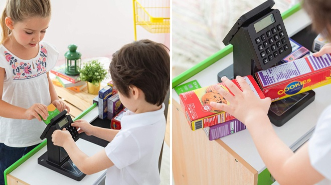 Wooden Checkout Counter Play Stand $59 Shipped | Free Stuff Finder