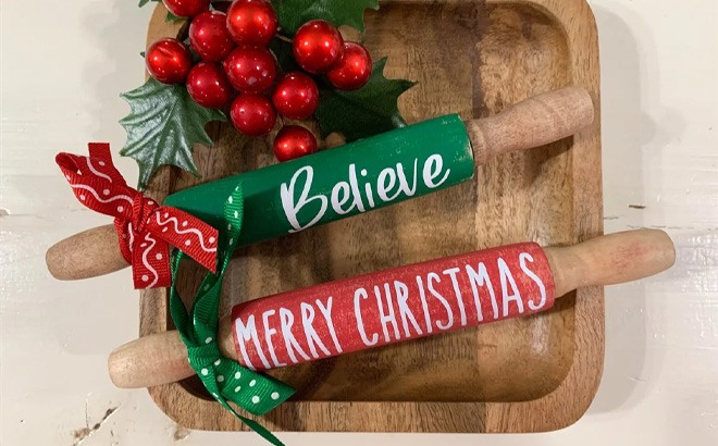 Christmas Mini Rolling Pins $11.99 Shipped! | Free Stuff Finder