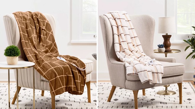 Threshold Heated Blanket $24 | Free Stuff Finder