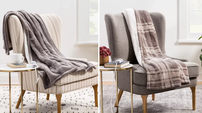 Threshold Heated Blanket $24 | Free Stuff Finder