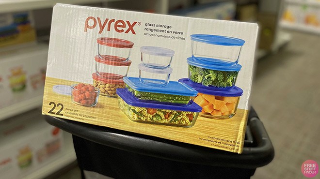 Pyrex 22-Piece Glass Food Storage Set $33 | Free Stuff Finder