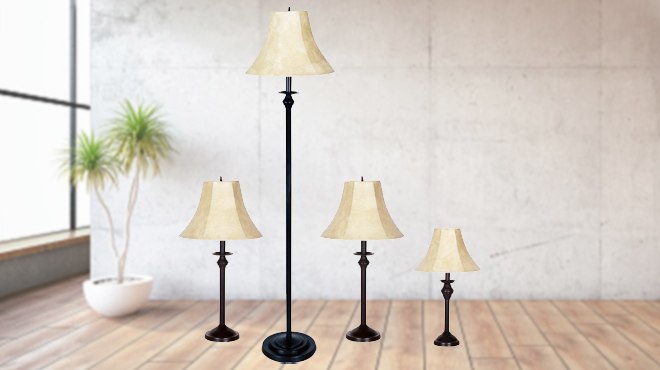 4-Piece Lamp Set $44 Shipped | Free Stuff Finder