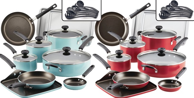 Farberware 20-Piece Cookware Set $50 | Free Stuff Finder