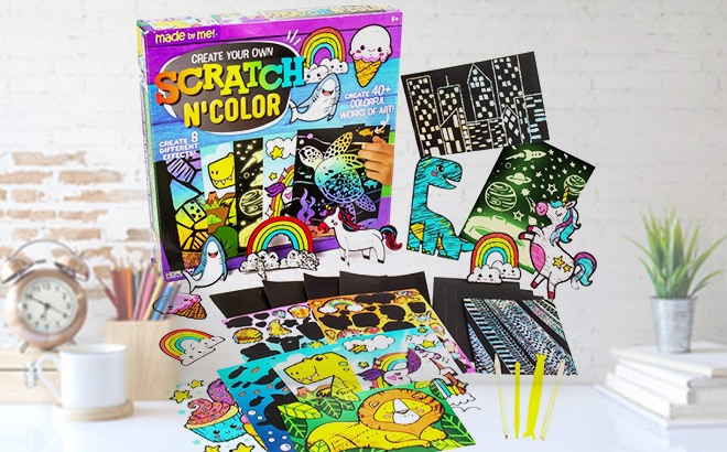 Scratch & Color Art Set $5 | Free Stuff Finder