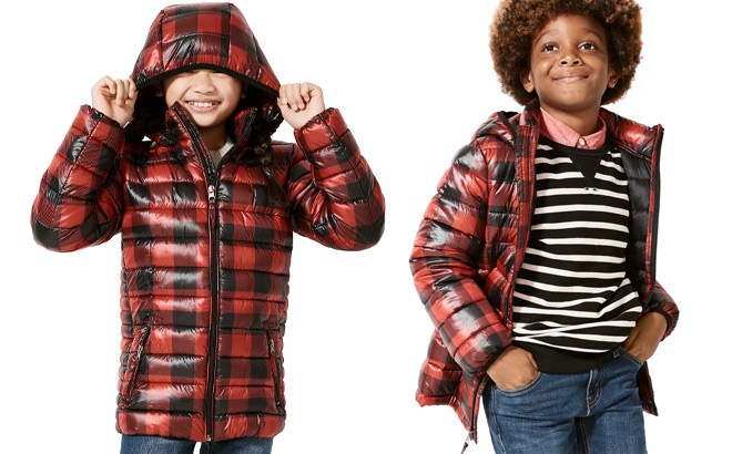 Kids Packable Plaid Puffers $26 Shipped | Free Stuff Finder