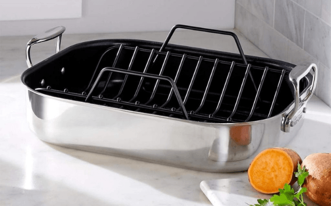 All-Clad Stainless Steel Roaster $85 Shipped | Free Stuff Finder