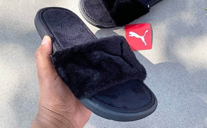 Puma Women’s Fluffy Slides $10 | Free Stuff Finder