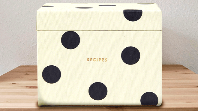 Kate Spade Recipe Box $28 Shipped | Free Stuff Finder