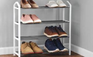 Mainstays 4-Tier Shoe Rack $9.96! | Free Stuff Finder