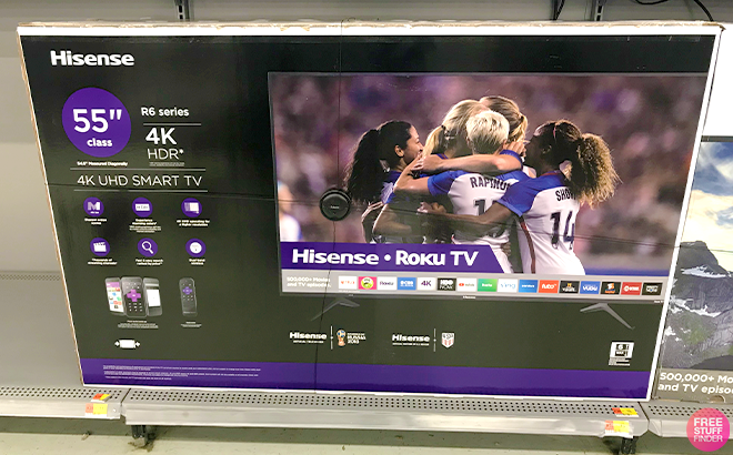 Hisense 55-Inch Roku TV $319 Shipped | Free Stuff Finder