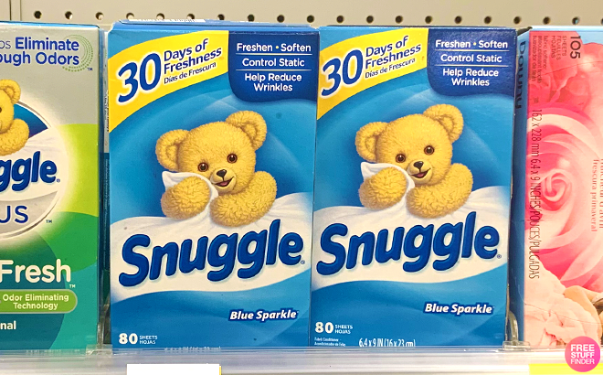 Snuggle 40-Count Dryer Sheets 47¢ | Free Stuff Finder