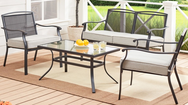Mainstays 4-Piece Patio Sets $174 Shipped! | Free Stuff Finder
