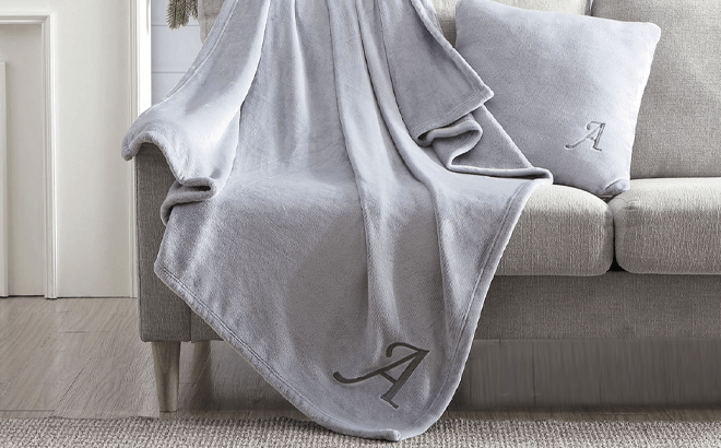 Embroidered Monogram Throw $17 | Free Stuff Finder