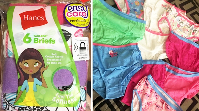 Hanes Girls Brief Panties 20-Pack for $12 | Free Stuff Finder