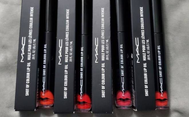 MAC Shot of Color Lip Oil Trio $23 Shipped | Free Stuff Finder