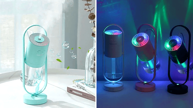 Portable LED Humidifier $19.99 Shipped | Free Stuff Finder