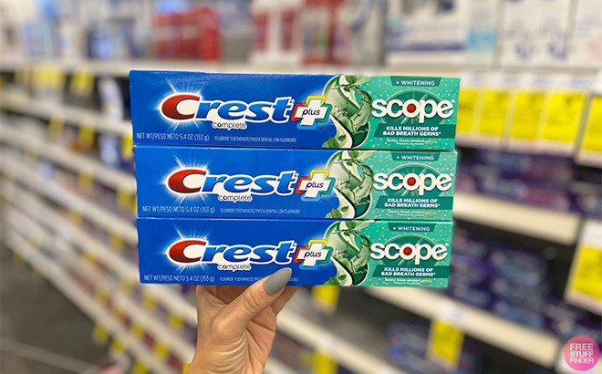 3 Crest Toothpaste 16¢ Each at CVS | Free Stuff Finder