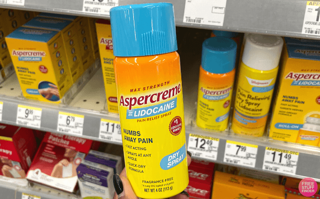 Aspercreme Pain Relief Dry Spray $1.86 Each | Free Stuff Finder