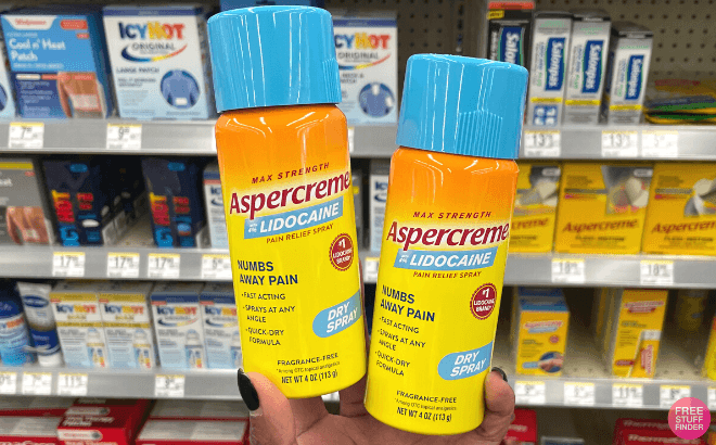 Aspercreme Pain Relief Dry Spray $1.86 Each | Free Stuff Finder
