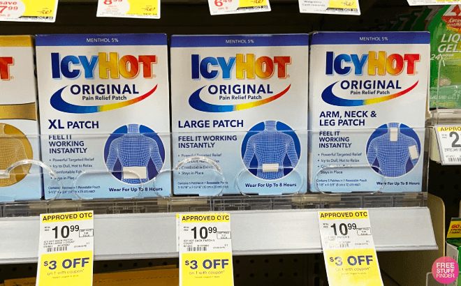 Icy Hot Patches 5-Count for $1.16 | Free Stuff Finder