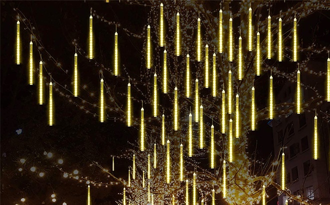 LED Meteor Shower Rain Lights $6.99 | Free Stuff Finder