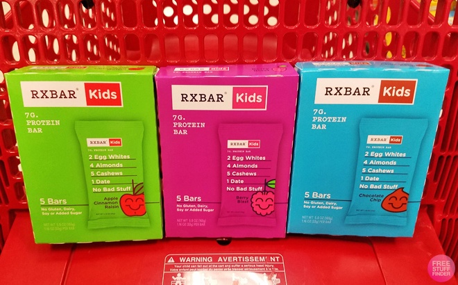 RXBAR Kids Variety 12-Pack for $7 | Free Stuff Finder