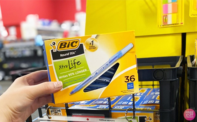 BIC Xtra Life Pens 36-Pack for $3.51 (Reg $7) | Free Stuff Finder