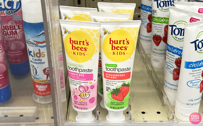Burt’s Bees Kids Toothpaste 50¢ Each | Free Stuff Finder