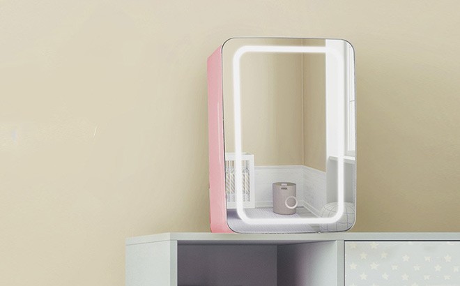 LED Lighted Mini Fridge $29 | Free Stuff Finder