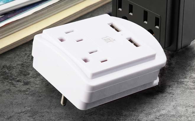 2-Outlet Surge Protector Dual USB $10.99 Shipped | Free Stuff Finder