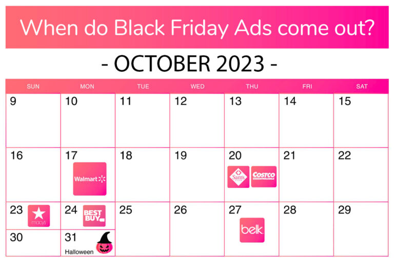 When Do Black Friday 2023 Ads Come Out? | Free Stuff Finder
