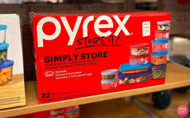 Pyrex 22-Piece Food Storage Set $25 | Free Stuff Finder