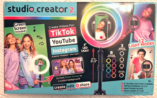 Ring Light Video Kit with Green Screen $24 | Free Stuff Finder