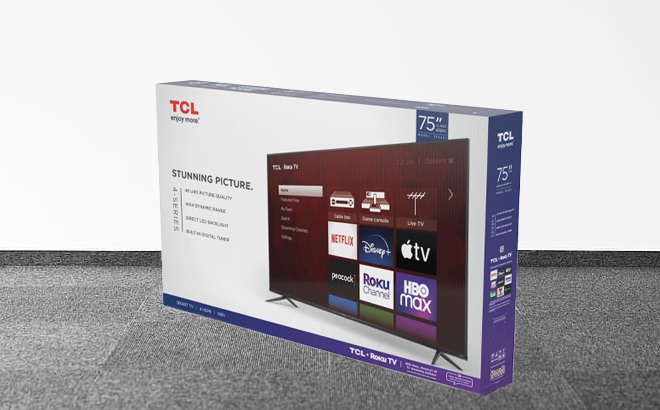 TCL 75-Inch Roku Smart TV $498 Shipped | Free Stuff Finder