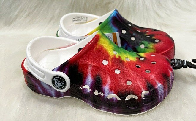 Crocs Kids Tie-Dye Clogs $14.96 | Free Stuff Finder