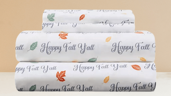 Fall Sheet Sets $19.99 Shipped | Free Stuff Finder